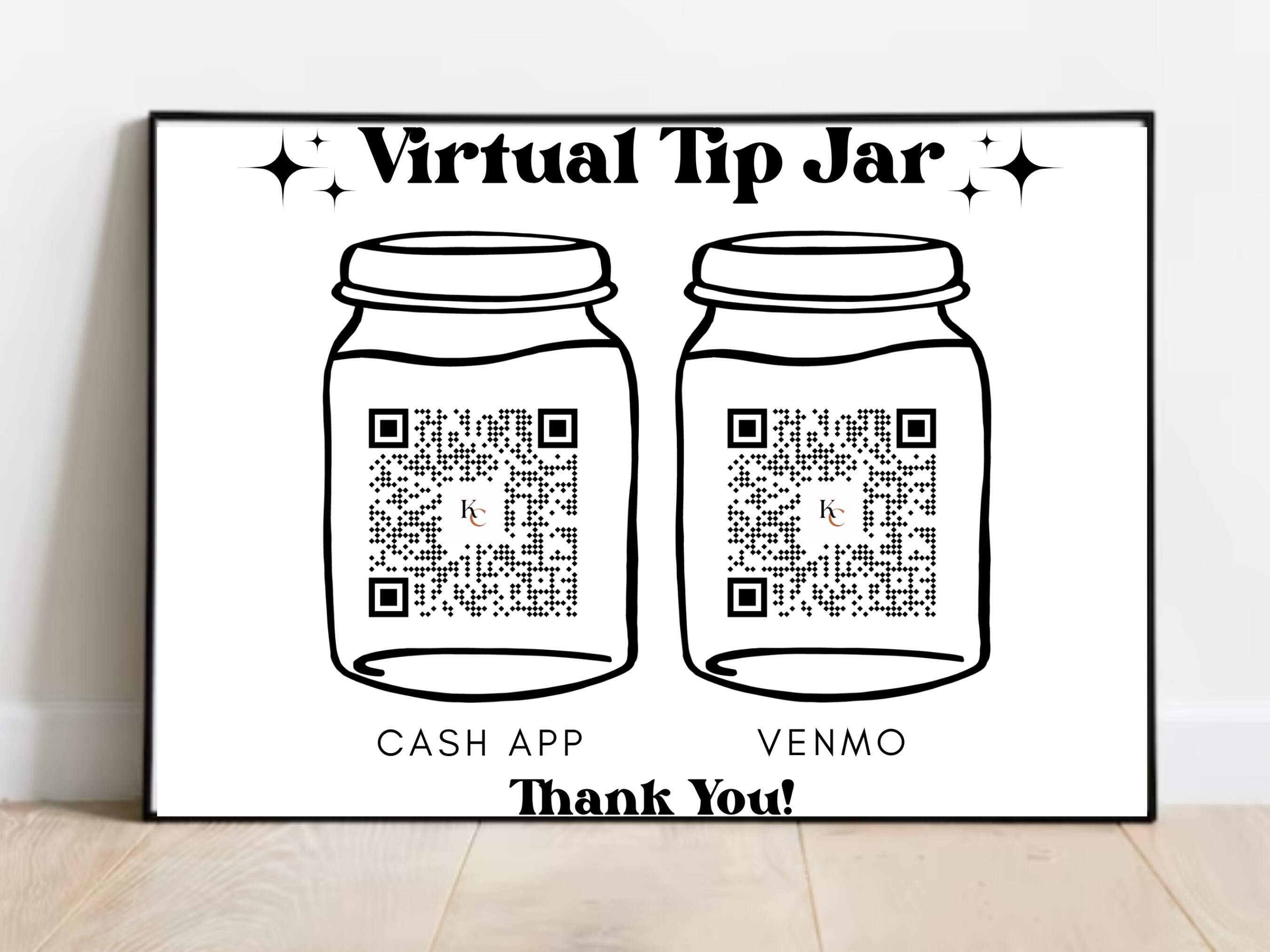 Small Business QR Code Sign Templates, Vendor Booth Sign Templates ...