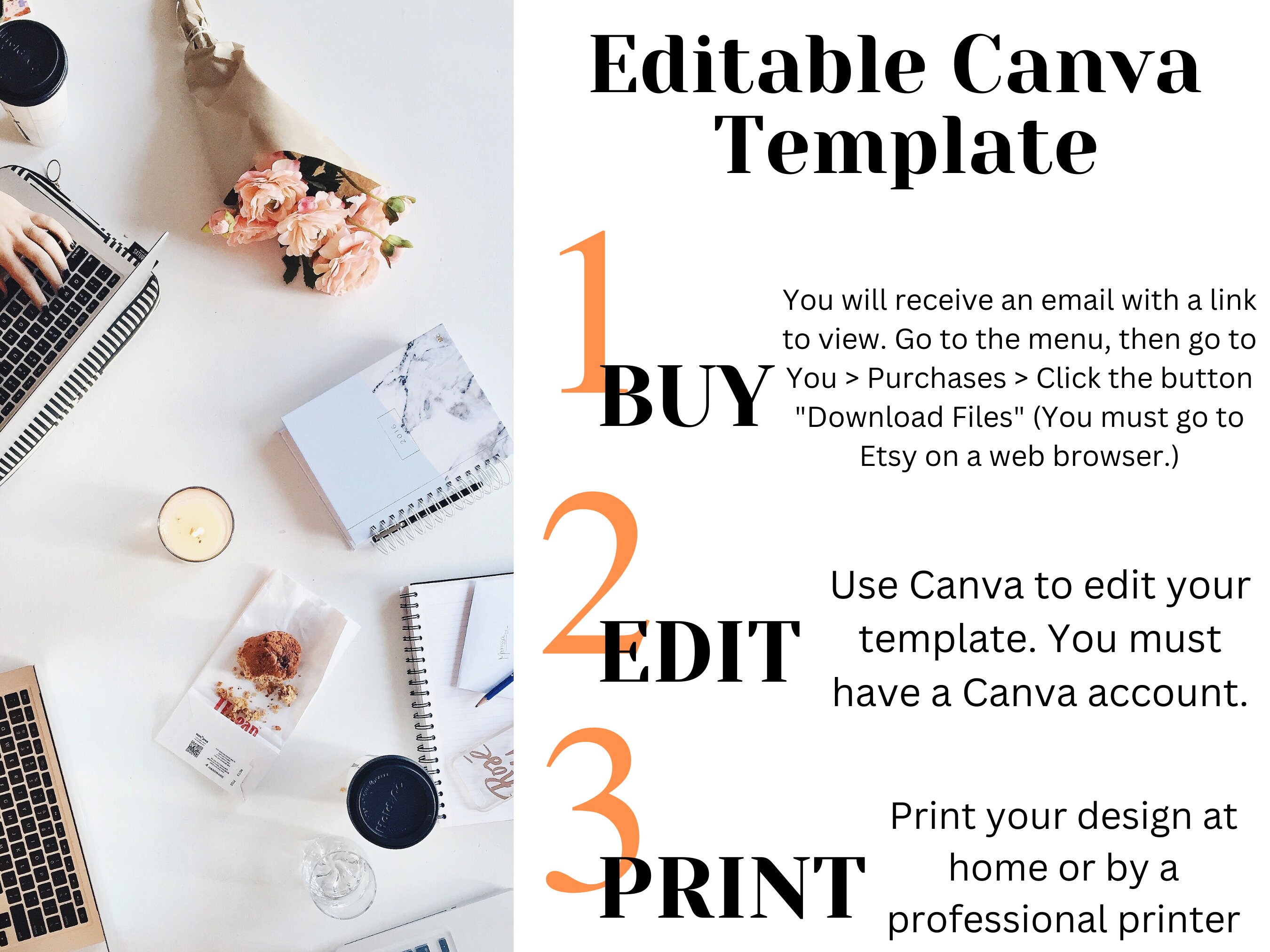 Customizable Sign Template, Printable Sign, Business Sign Template ...