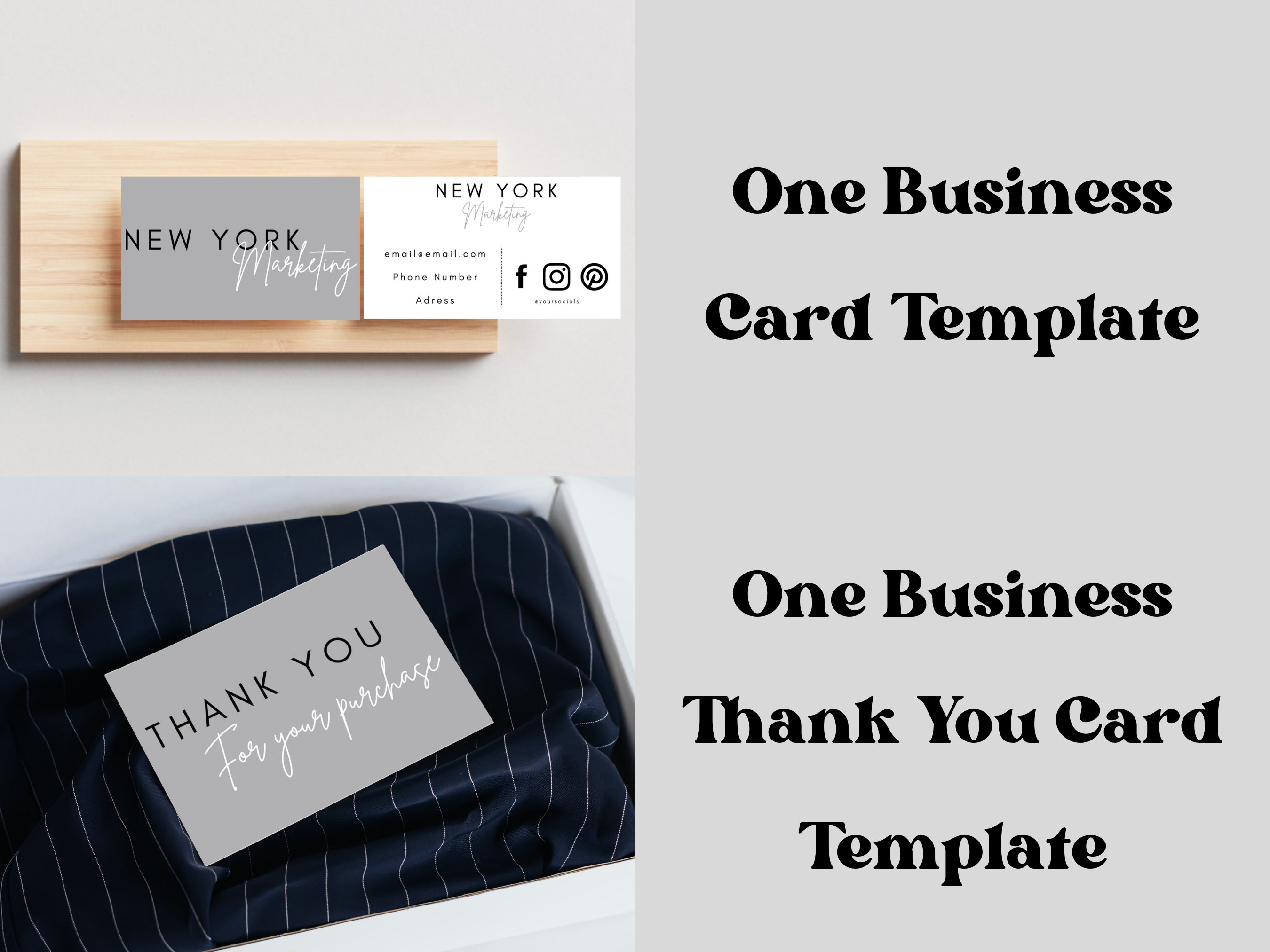 Blue Small Business Template Package, Etsy Shop Kit, Order Form ...