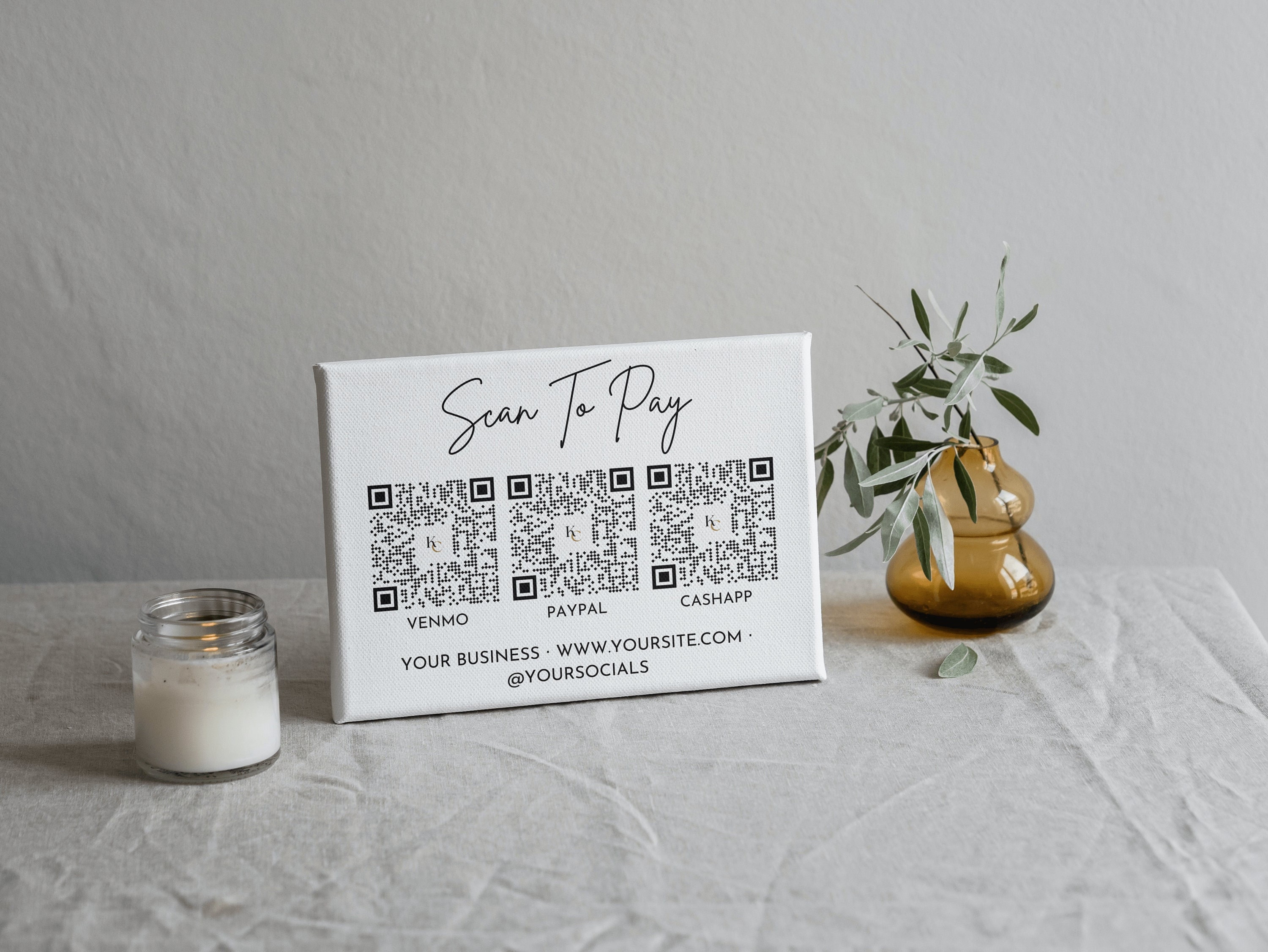 Scan to Pay Sign, Scan and Pay Signs, Payment Sign, Scan to Pay ...