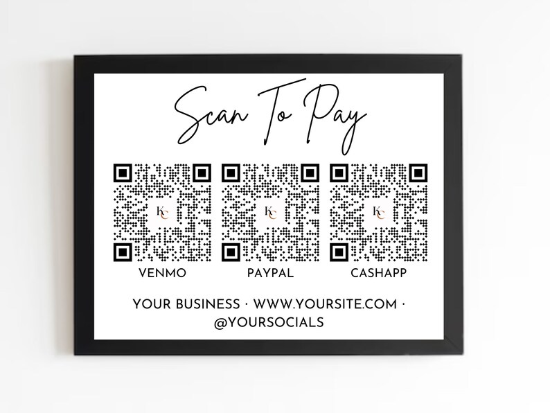 Scan to Pay Sign, Scan and Pay Signs, Payment Sign, Scan to Pay ...