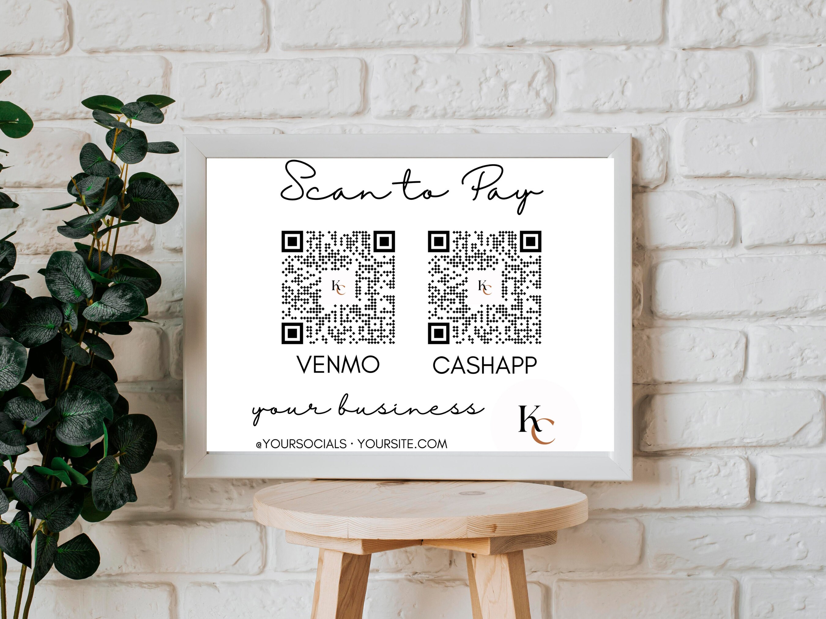 Scan to Pay Sign Template, Qr Payment Sign, Qr Code Sign, Payment Sign ...