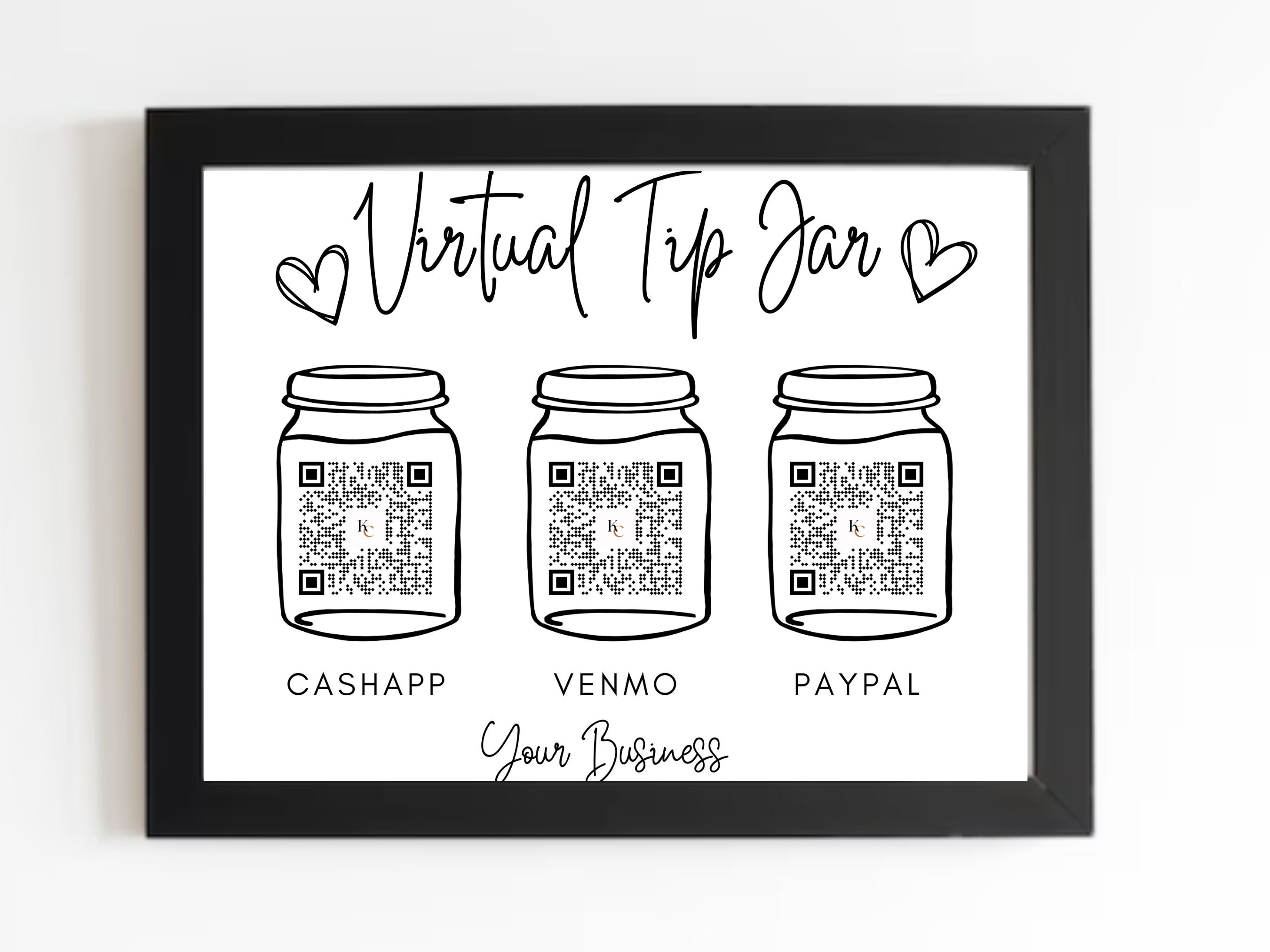 Virtual Tip Jar Sign Virtual Tip Jar Template QR Code Sign - Etsy Virtual Tip Jar Sign Virtual Tip Jar Template QR Code Sign - Etsy