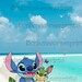 Personalized Stitch Composition Book Cover – Tropical Beach Theme ...