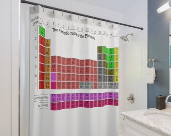 Periodic Table Shower Curtains - Etsy