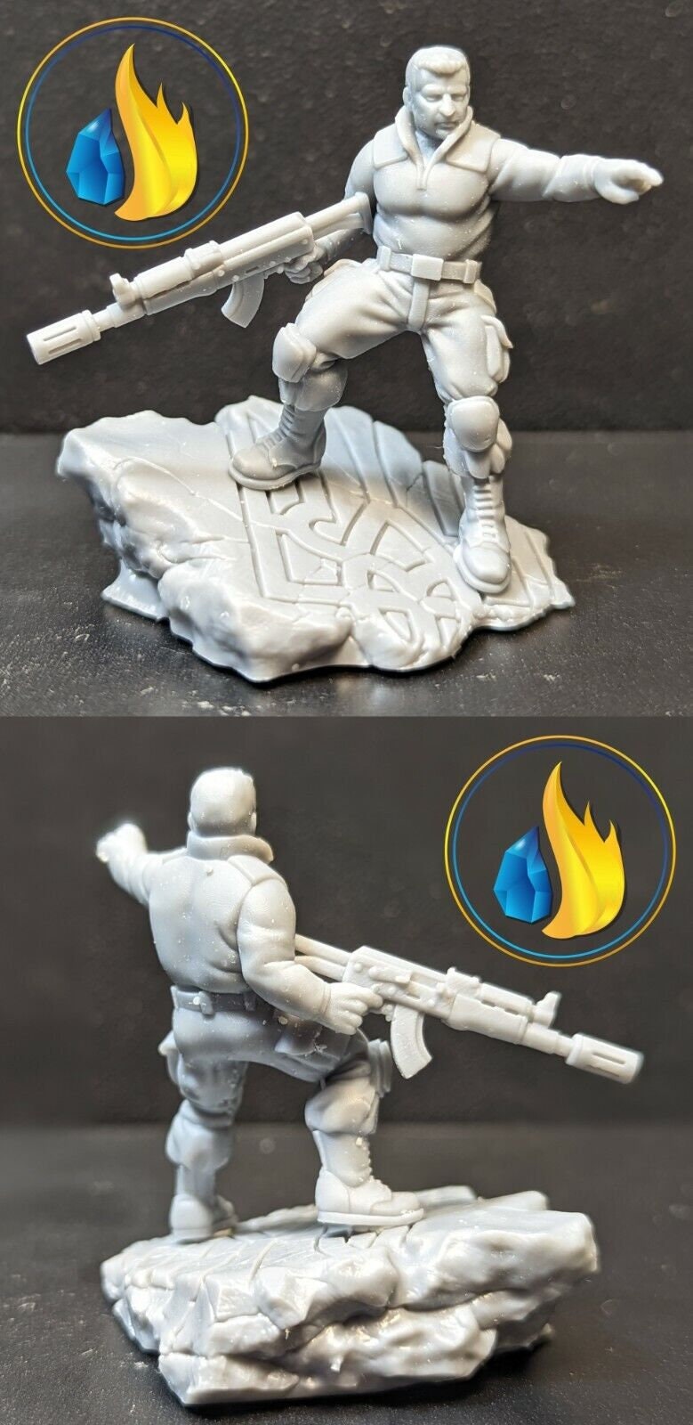Spacenam Jungle Fighters Infantry X10 Scifi Wargame Roleplay 32mm 3D ...