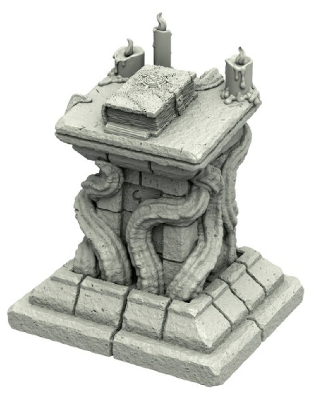 Necronomicon on the Altar Arkham Horror Cthulhu Lovecraft 28mm Adaevy ...