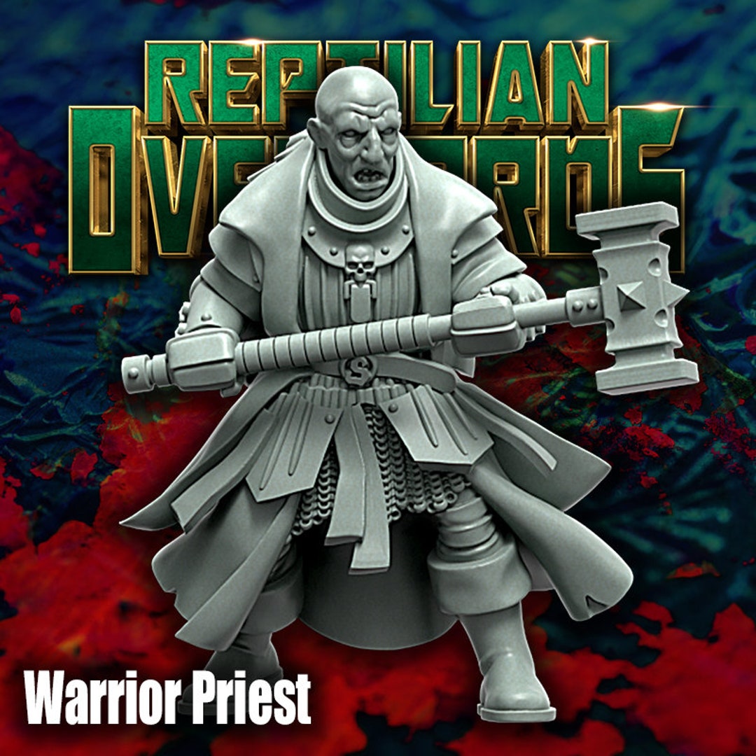 Warrior Priest All Bodies and Weapons Options Fantasy Wargame 3D Print ...