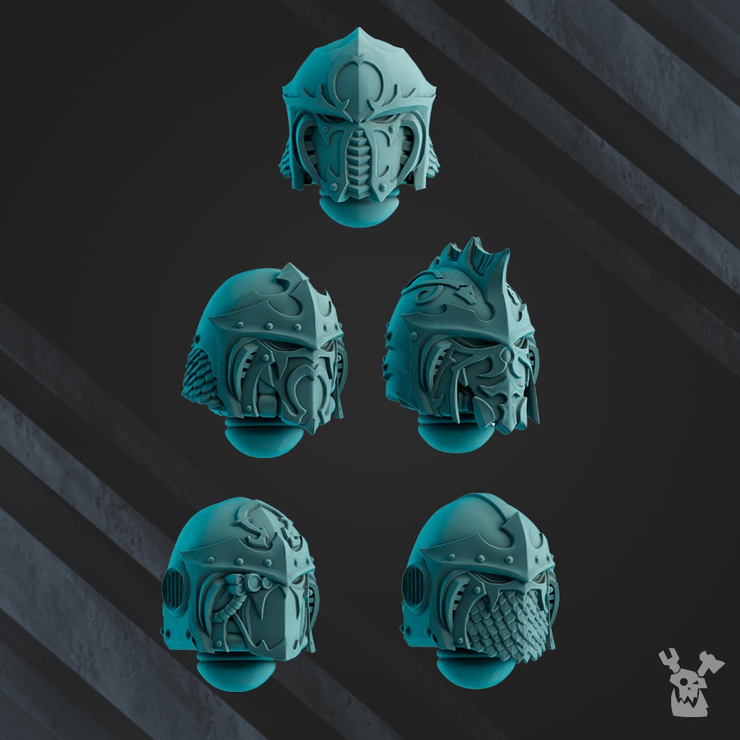 Scylla Legion and Omega Head Set X20 Scifi Wargame Roleplay 32mm 3D ...
