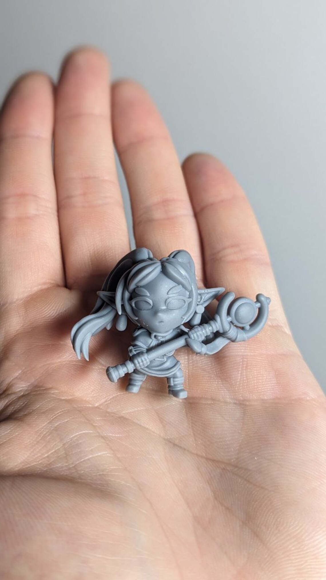 Anime Chibi Elf Figure Frieren Beyond Journey's End 32mm Marchen ...