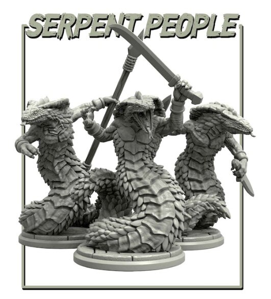 Serpent People Arkham Horror Cthulhu Lovecraft 28mm Adaevy Creations - Etsy