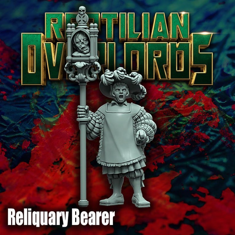 Reliquary Bearer 32mm Fantasy Wargame 3D Print Toydoy Miniatures ...
