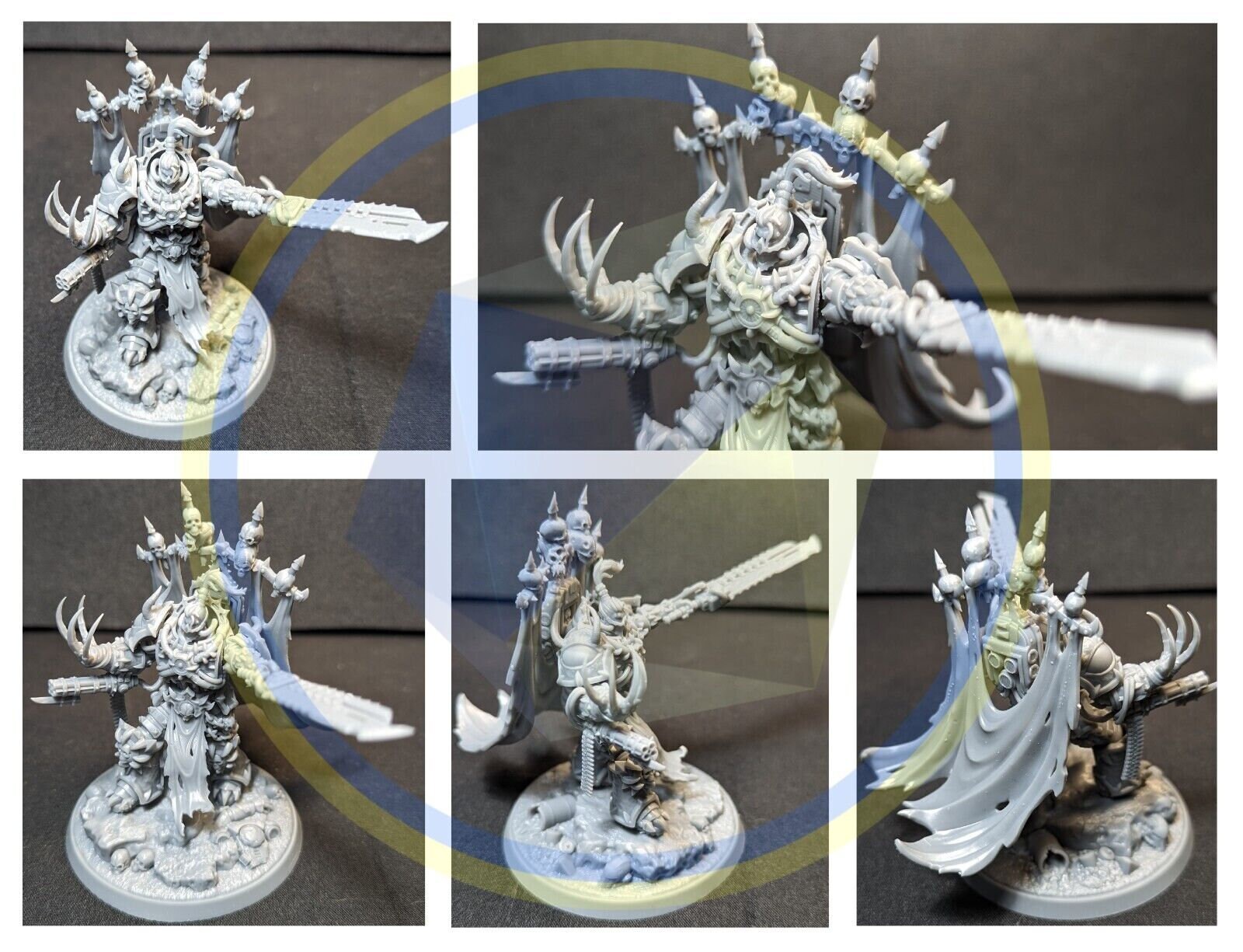 Vampire Lord Horror Fantasy Wargame Roleplay 32mm 3D Reptilian ...