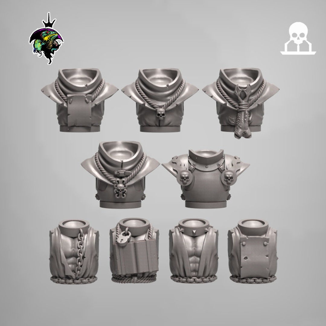 Priests and Penitents Body Set X9 Fantasy Historical Heroic 32mm ...