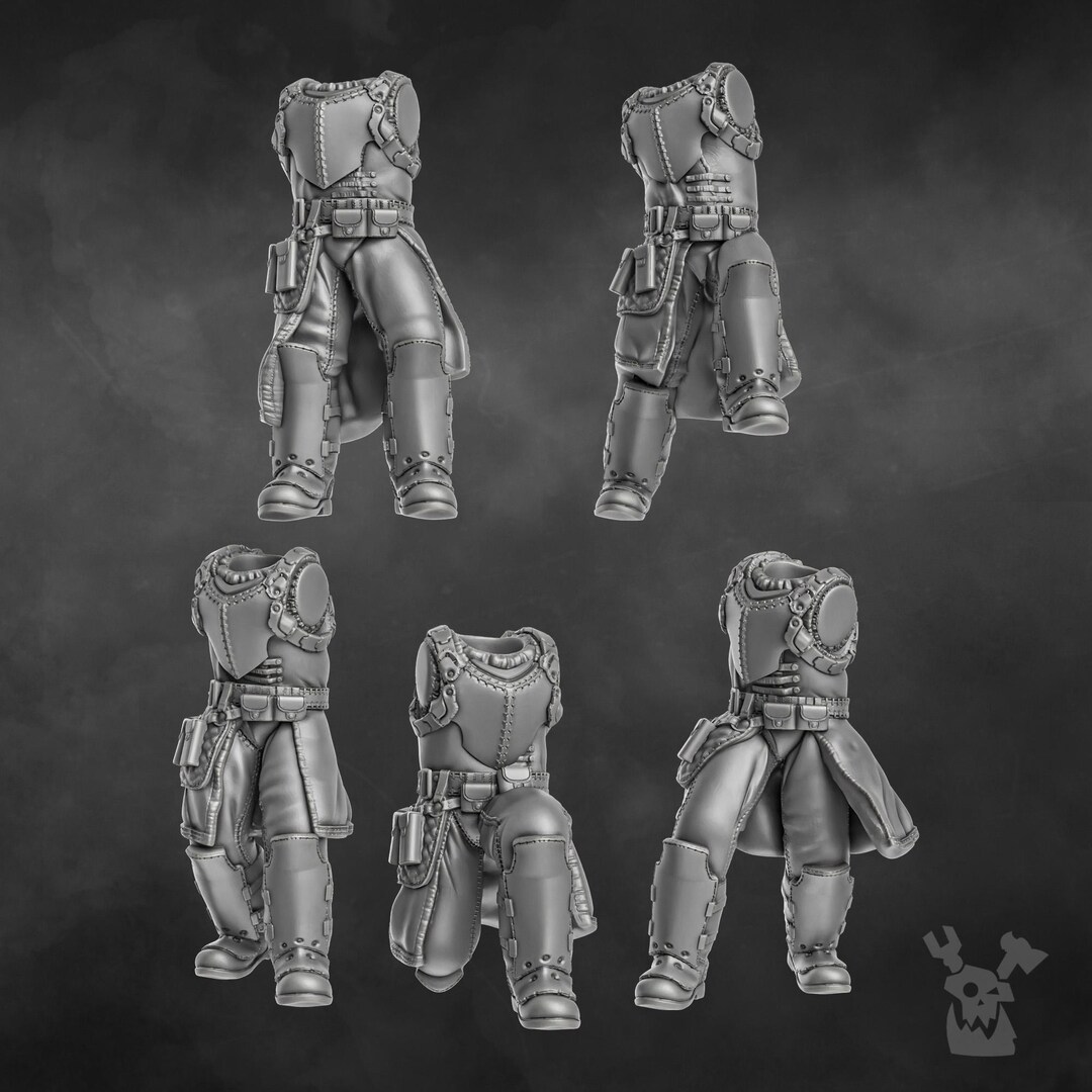 Steamguard Command Squad Stormtroopers Body Set X5 Scifi Wargame ...