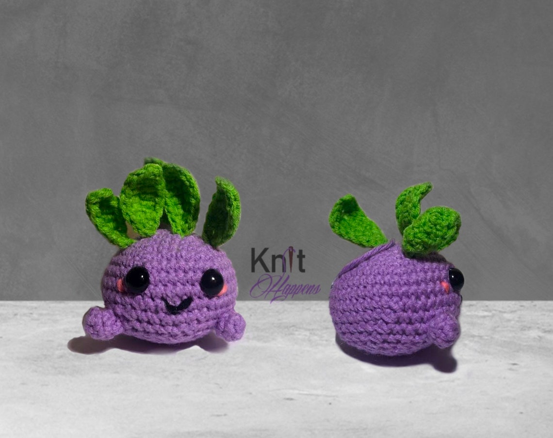 Oddish Inspired Pokemon Plushie Stuffie Crochet PDF Pattern - Etsy