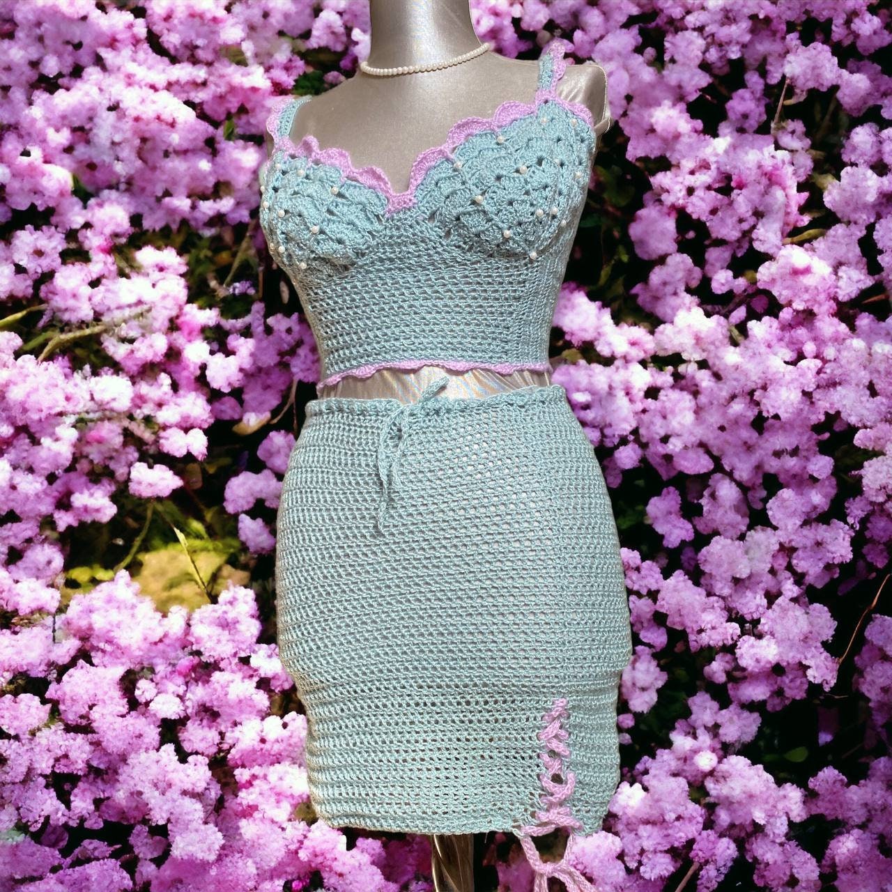 Mermaid Crochet Top PDF PATTERN ALL Sizes Video Crochet - Etsy Canada