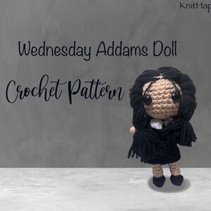 BUNDLE DEAL Wednesday Addams + the Thing Amigurumi Crochet English PDF ...