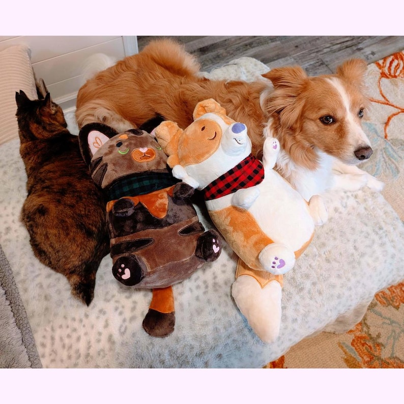 Limbo Tortie Tortoiseshell Tabby Cat Snuggle Paws Cuddle Cushion Plush ...