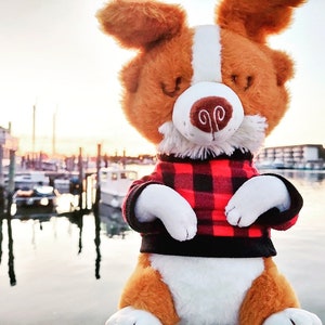 Red Border Collie Plush Snuggle Paws Plush for Anxiety, PTSD ...