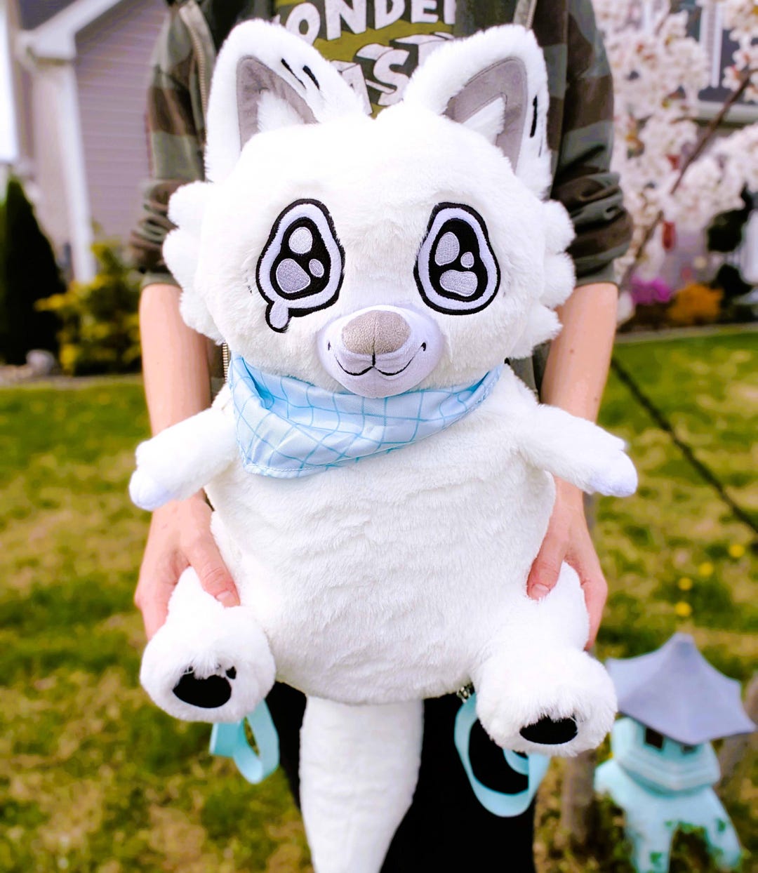 Anxiety Fox Plush Backpack: Snug-alongs Travel Bookbag Collab - Etsy