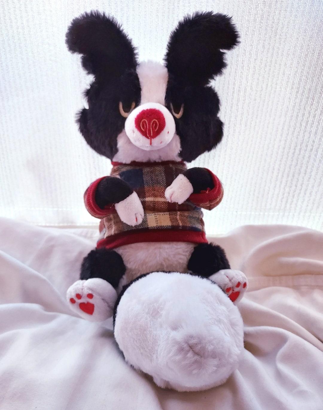 Border Collie Plush Snuggle Paws Plush for Anxiety, PTSD, Comforting ...