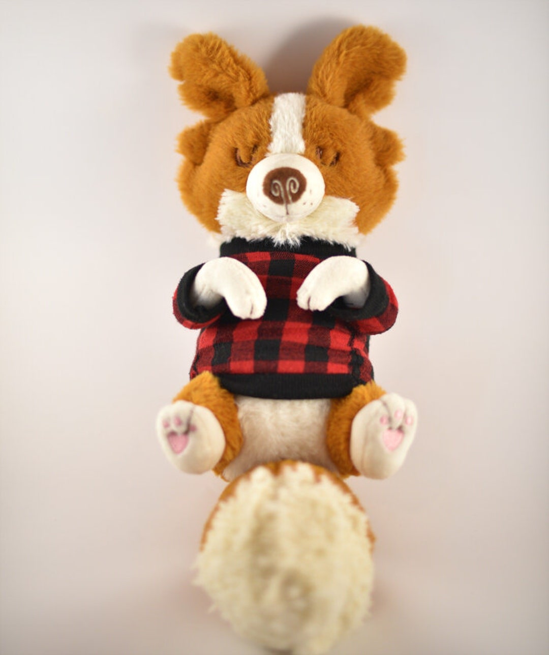Red Border Collie Plush Snuggle Paws Plush for Anxiety, PTSD ...