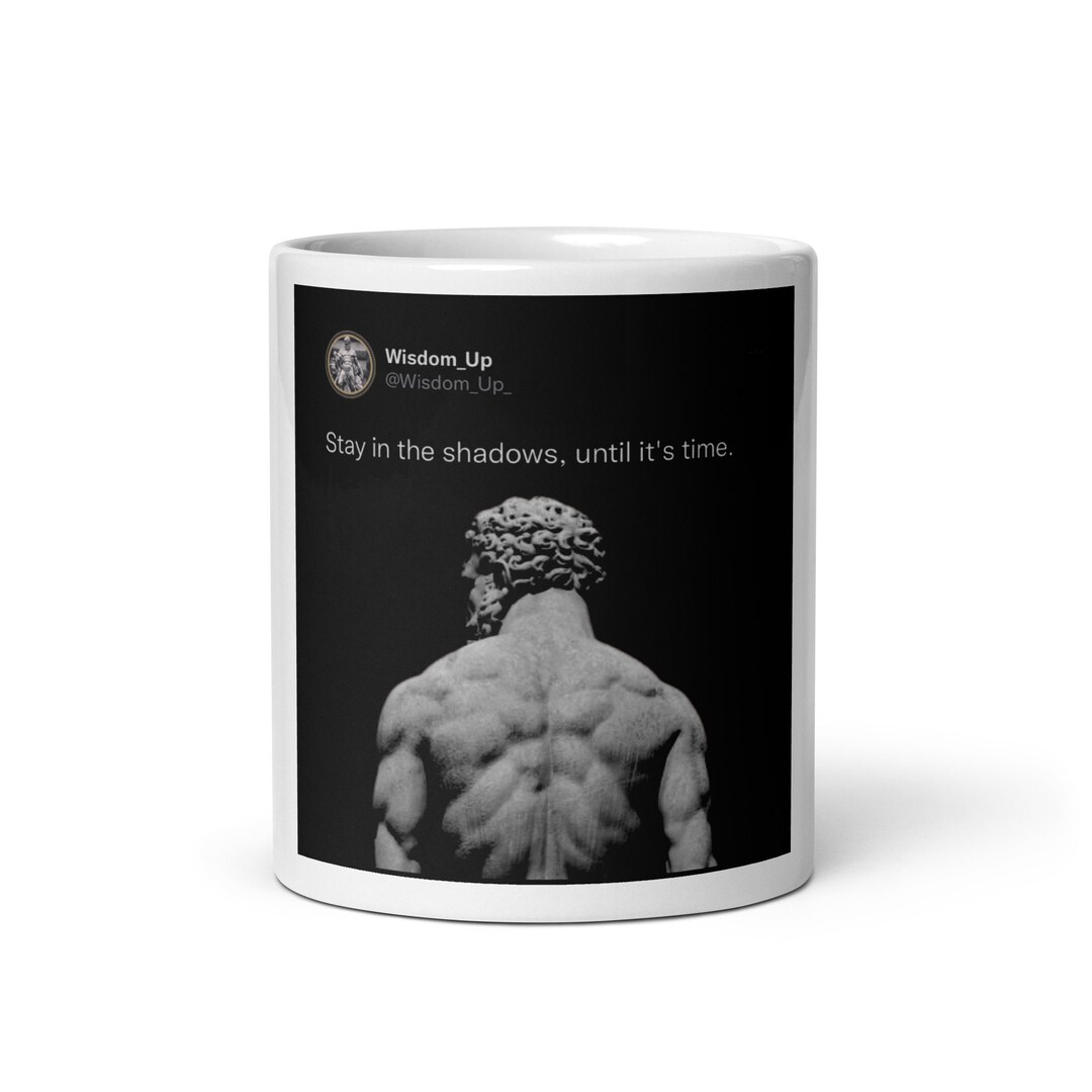 Motivational Mug 'stay in the Shadow Till Its Time' - Etsy