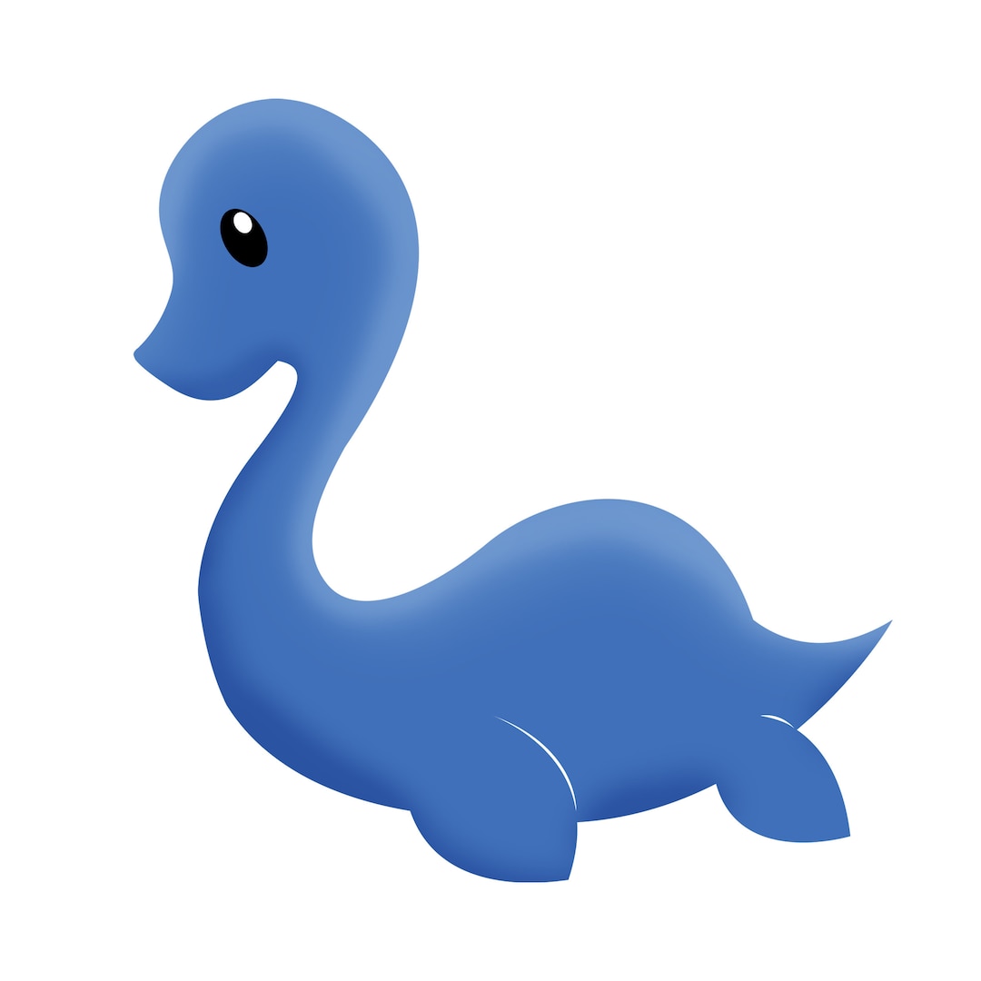 Baby Monster Nessie Transparente Clipart PNG Datei, Handgezeichnet ...