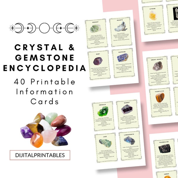 Crystal Cards - Etsy