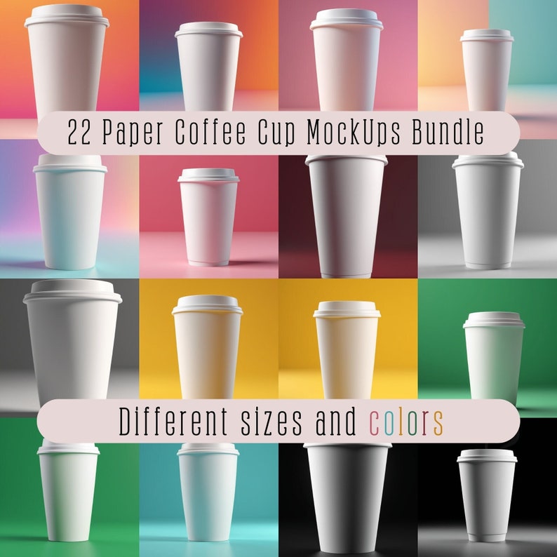 White Paper Cup Mockup Tea Cup Mockup Takeaway Cup Mockup Tea Cup ...