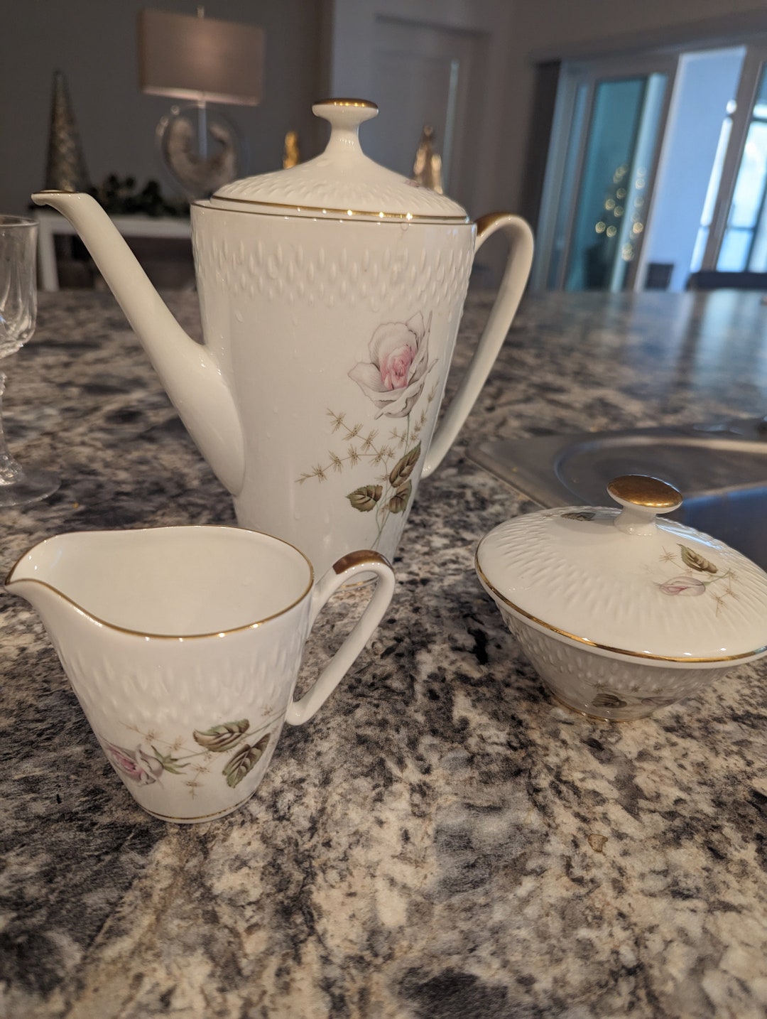 Edelstein Bavaria Made in Germany Coffee Pot, Creamer and Sugar Bowl - Etsy