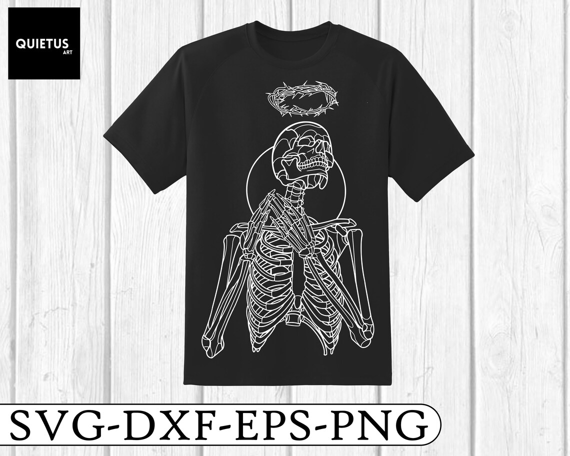 Praying Skeleton SVG, Praying Skeleton SVG, UK, Praying Skeleton Vector ...