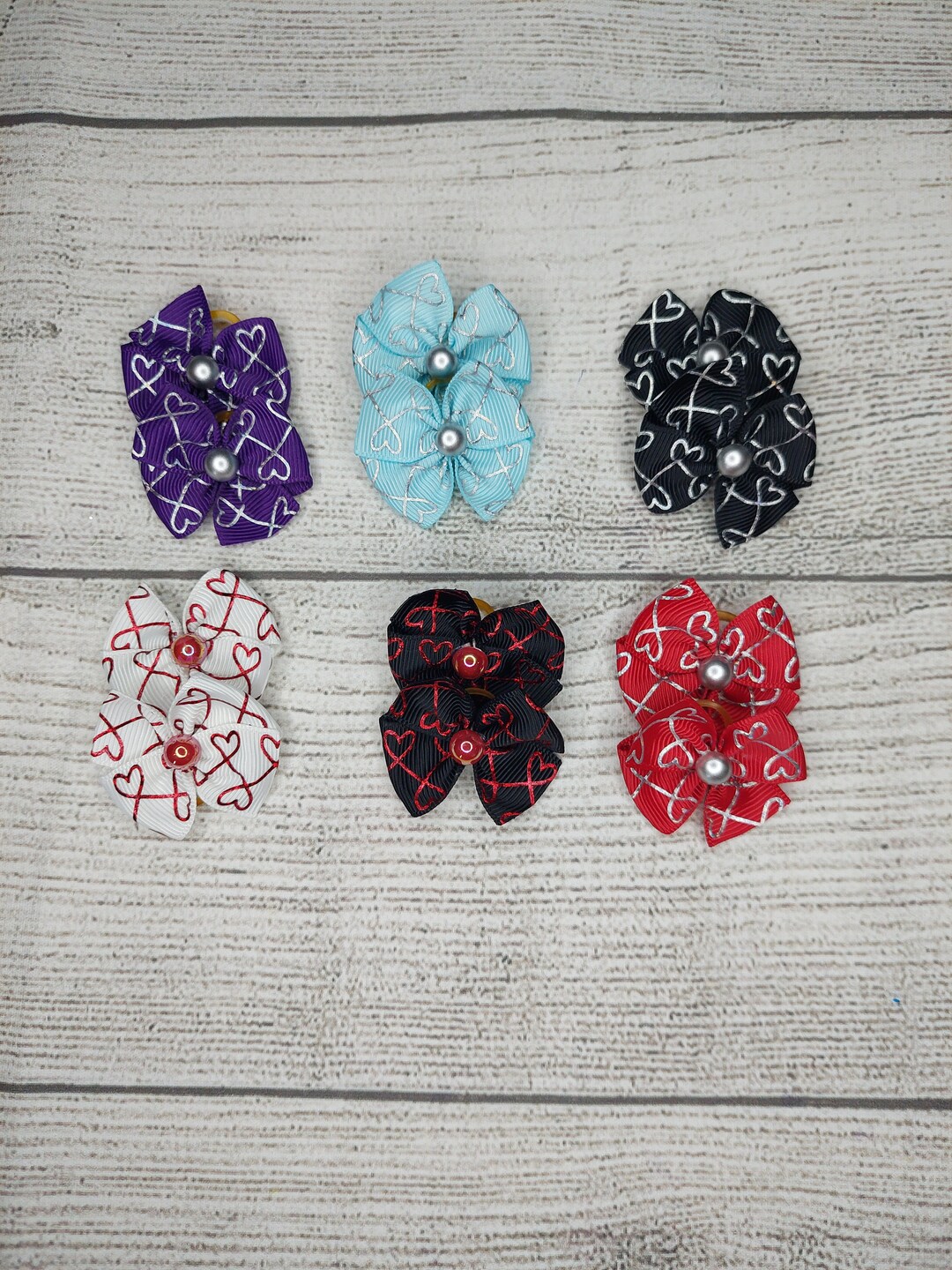48 Round Dog Grooming Bows, Topknot Bows, Wholesale Pack, Infinity ...