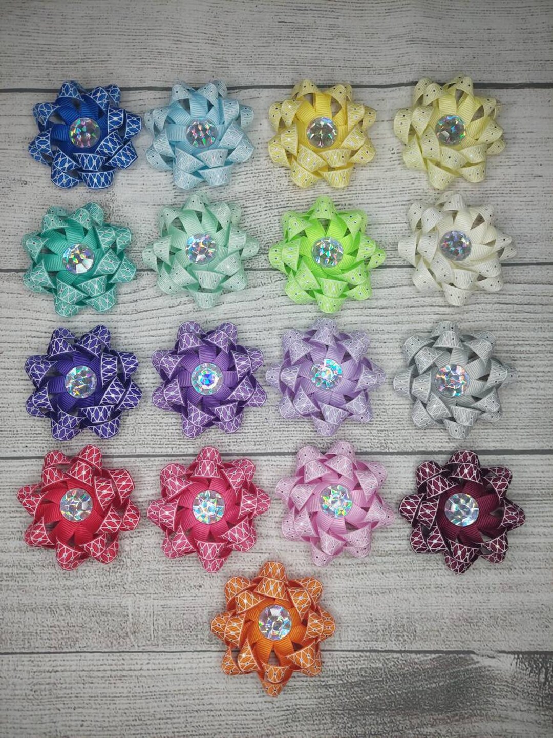 17 Loppy Ribbon Dog Grooming Bows, Collar Bows, Wholesale Pack ...