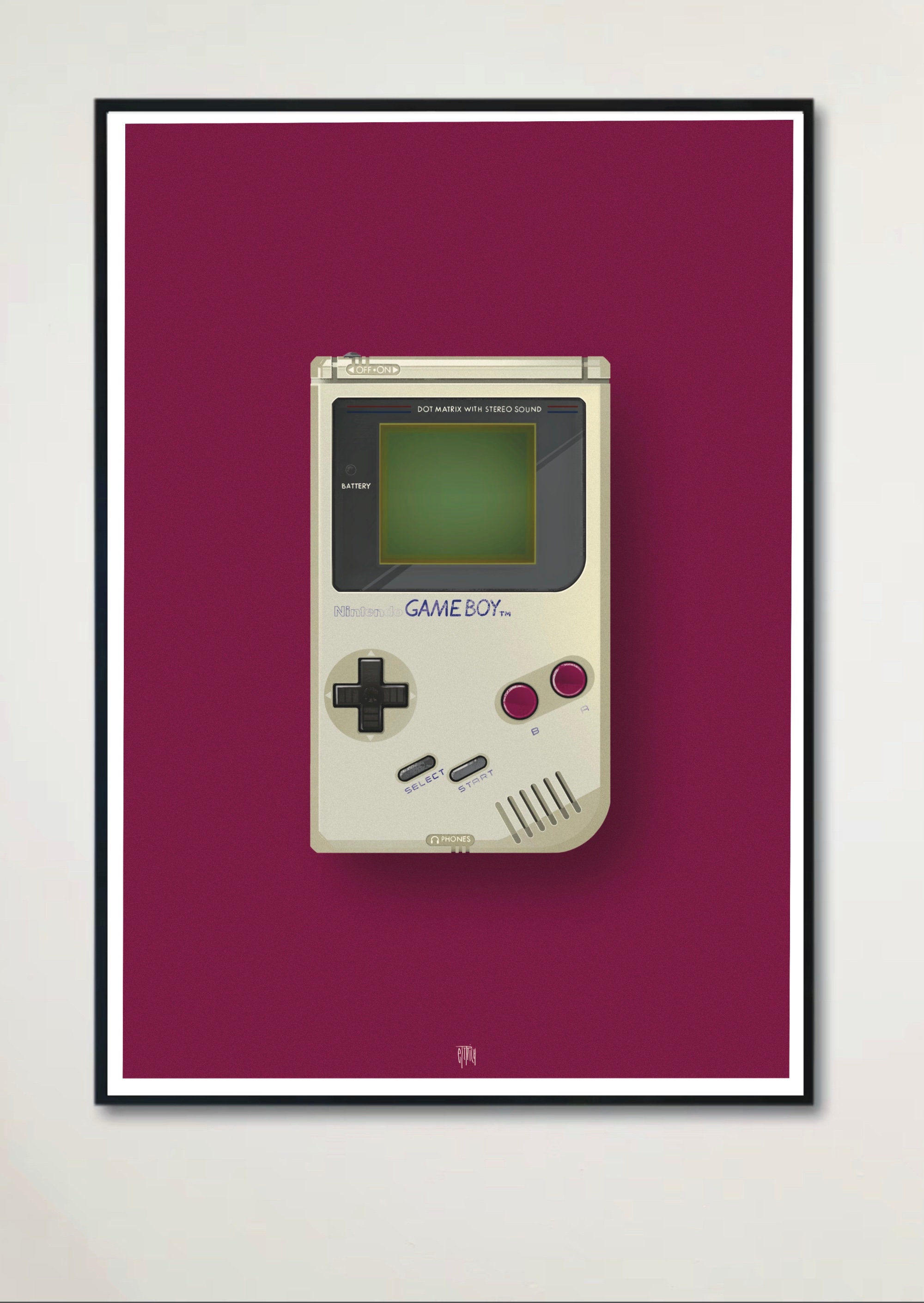 Nintendo Game Boy Poster, Poster, Art Print, Living Room Poster - Etsy