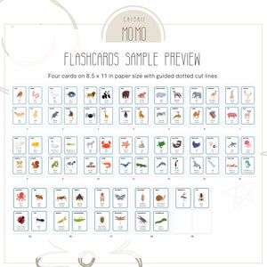 Printable Japanese Animal Flashcards Set, Montessori Inspired Design ...