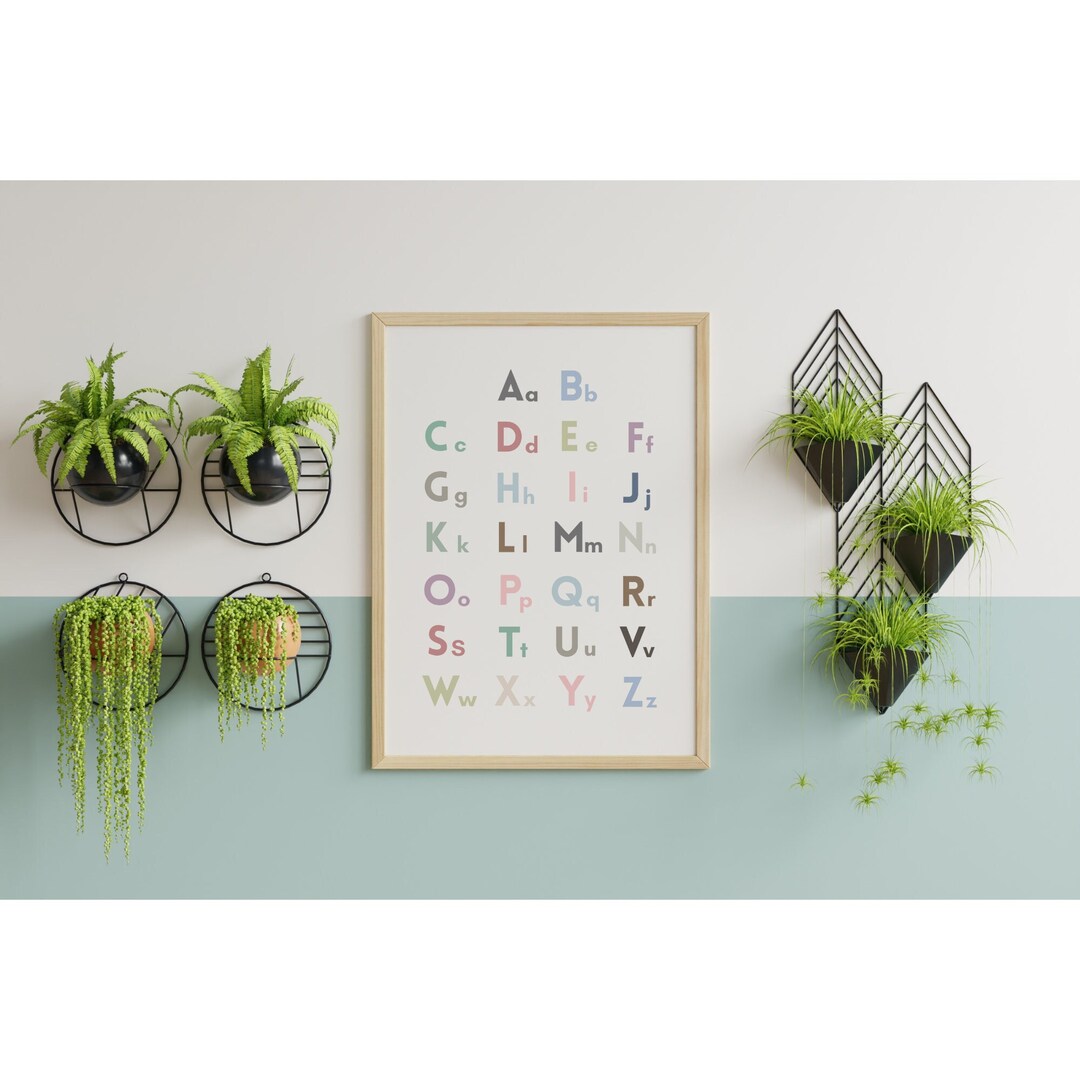 Upper/lower Case Alphabet Poster, Classroom Posters, Nursery Rooms ...