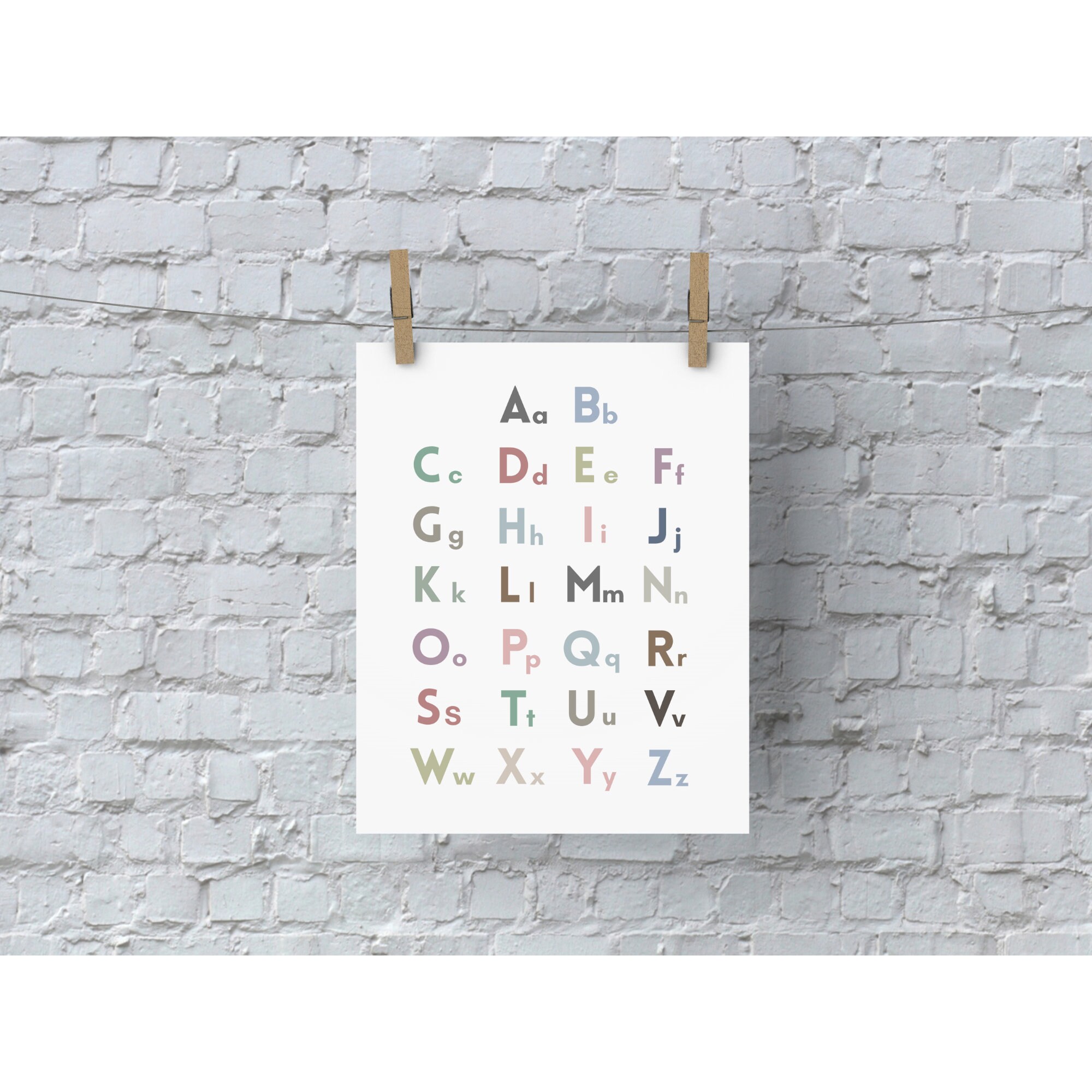 Upper/lower Case Alphabet Poster, Classroom Posters, Nursery Rooms ...
