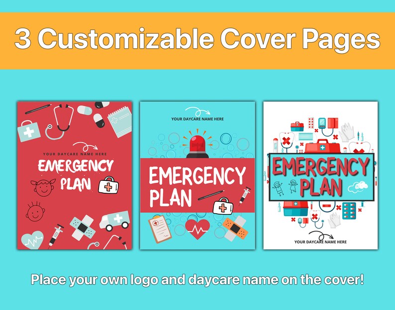 Daycare Emergency Plans, Customizable With Canva, Perfect for Daycare ...