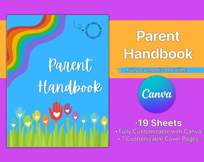 Daycare Parent Handbook: Policies and Procedures, Childcare, Preschools ...