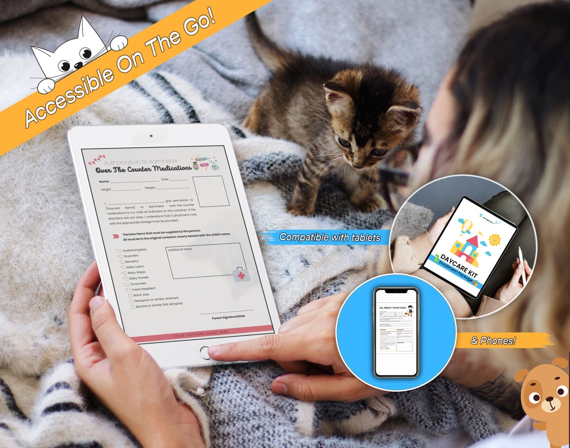 Daycare Medication Forms: Medication Authorization Form, Medication Log ...