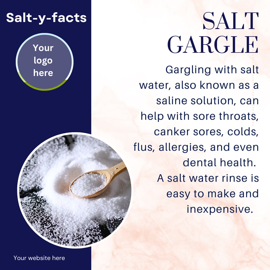 Salt-y-facts 13 Editable Social Media Templates - Etsy