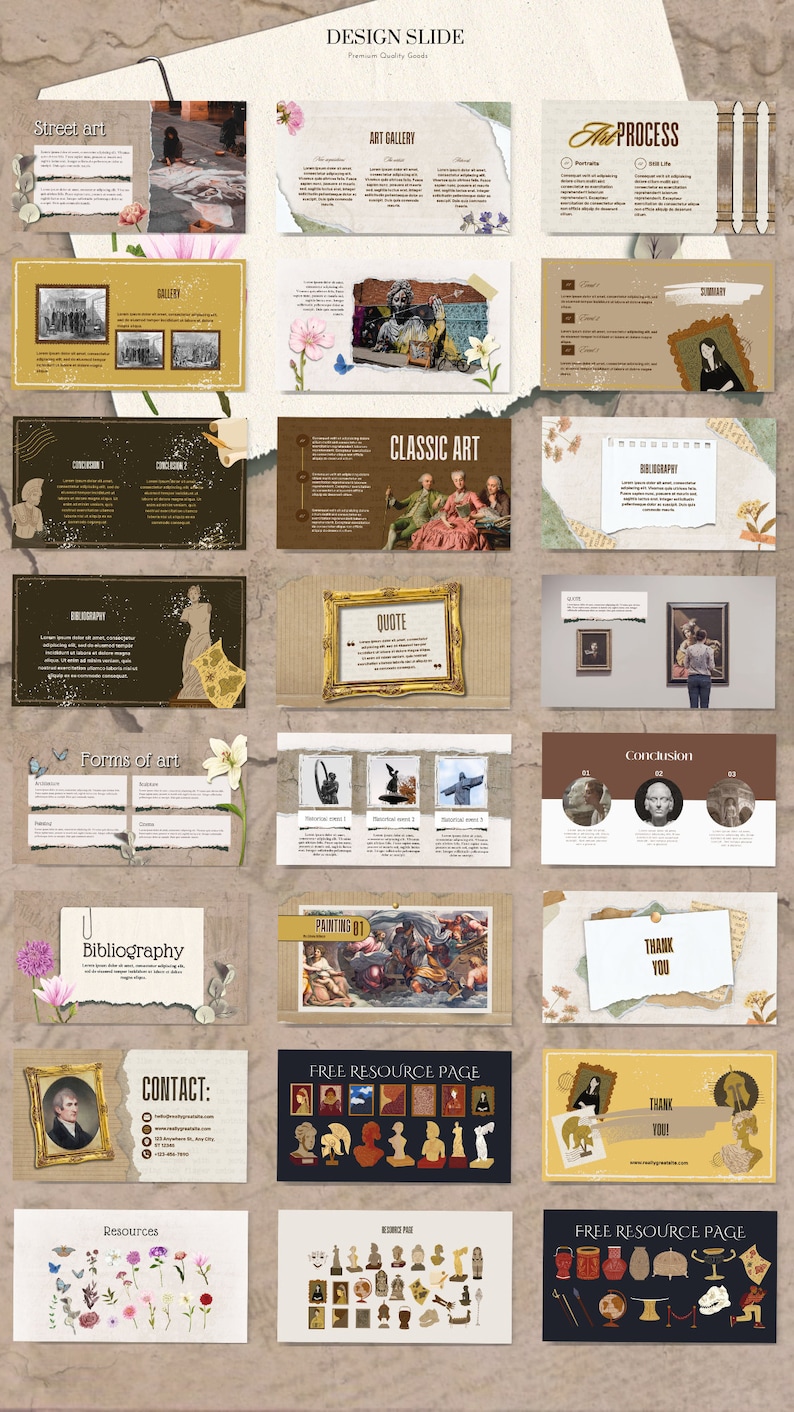 Vintage Powerpoint Templates Bundle | Vintage Presentation Template ...