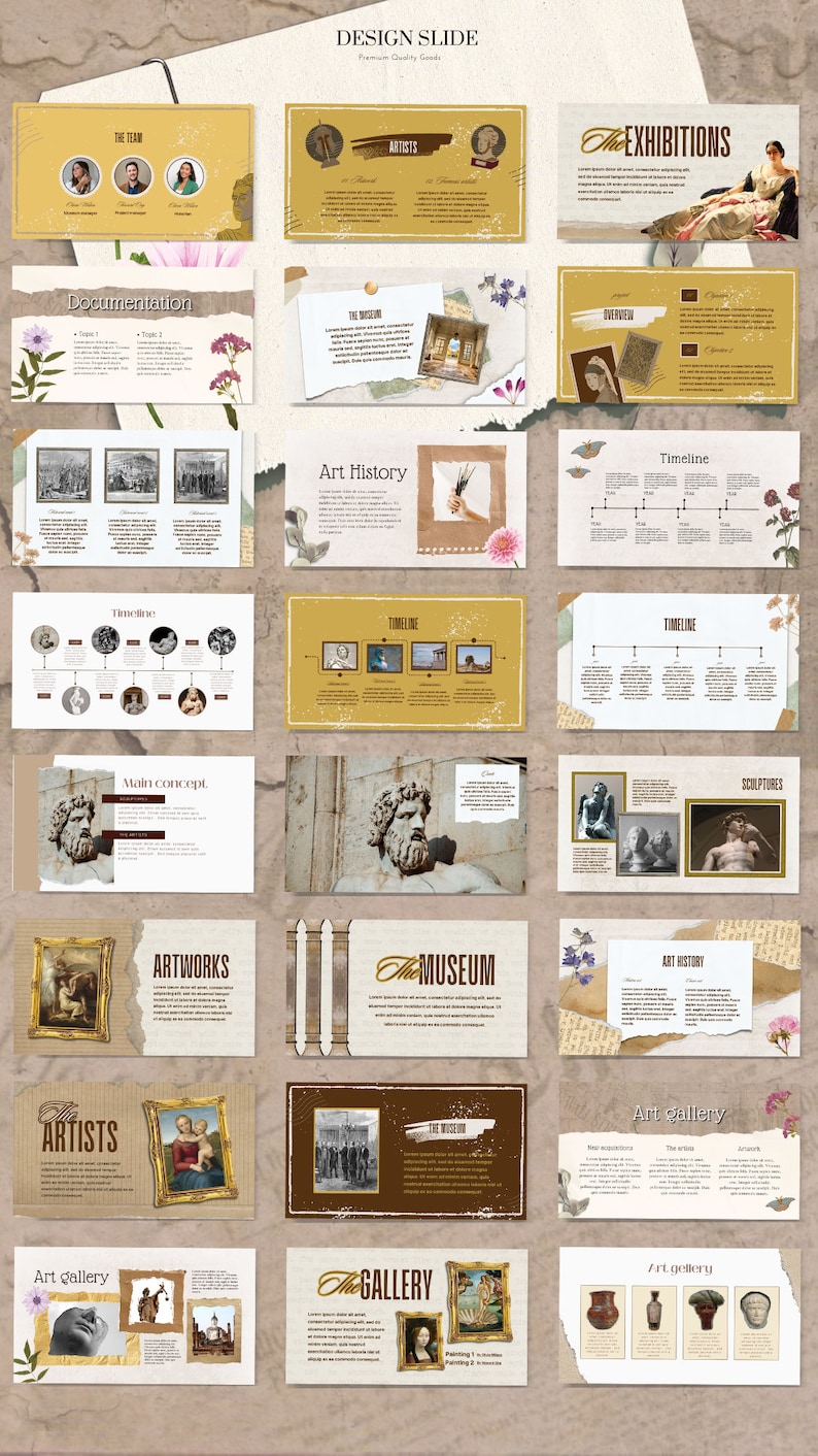Vintage Powerpoint Templates Bundle | Vintage Presentation Template ...