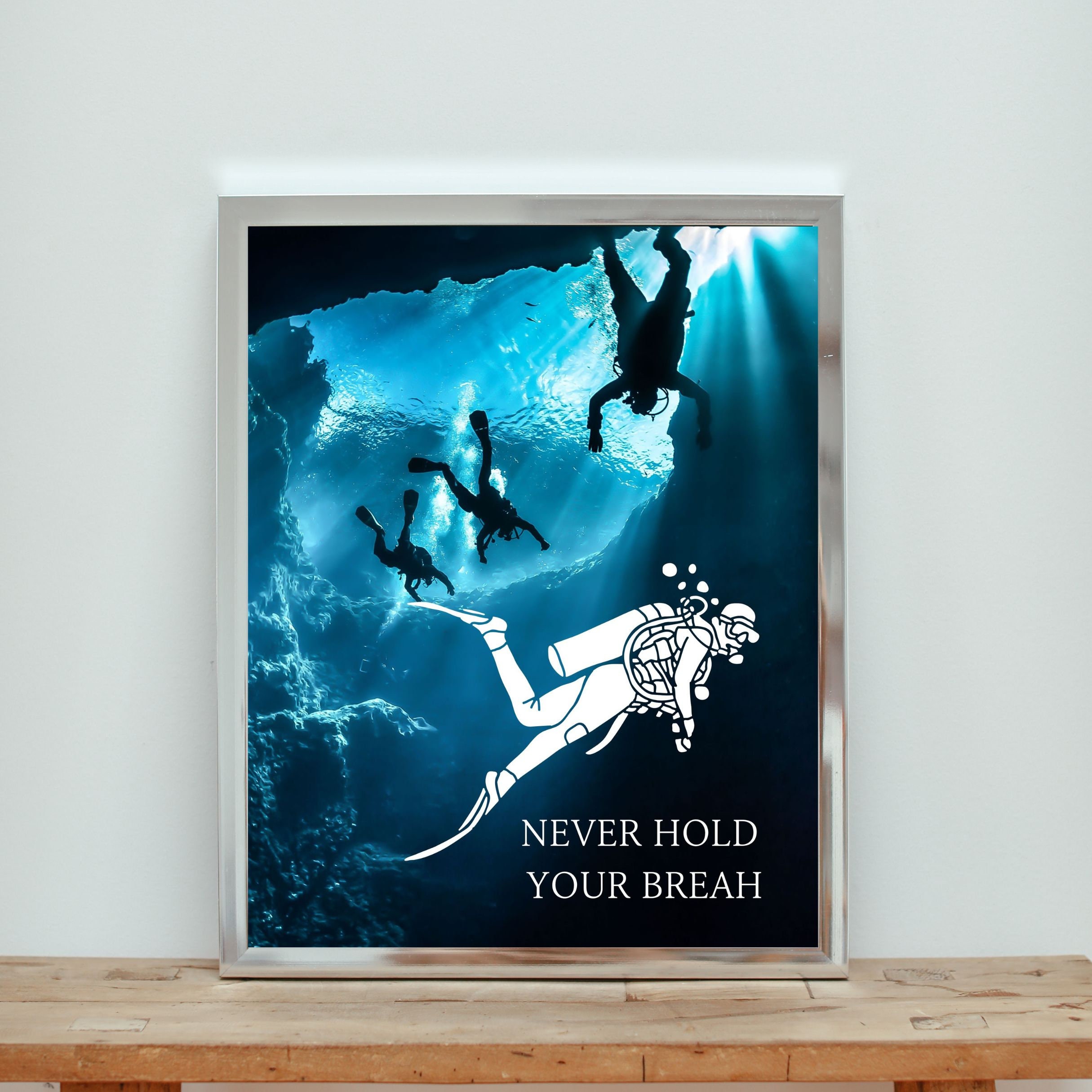 Scuba Diving Rule Wall Art /scuba Dive Printable Wall Art / Divers ...