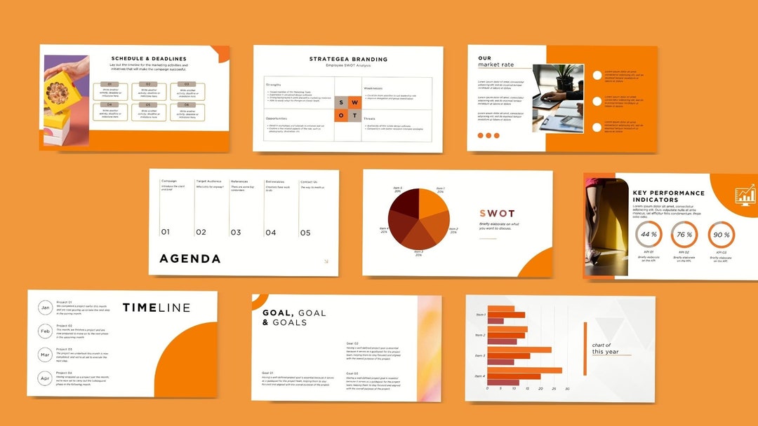Modern Presentation Template | Presentation Template Canva | Editable ...