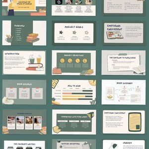 Student Presentation Template, Green Canva Powerpoint Template ...