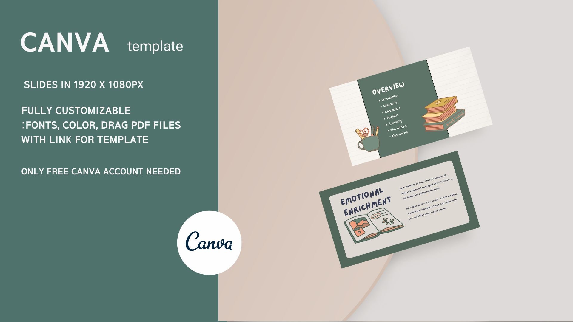 Student Presentation Template, Green Canva Powerpoint Template ...