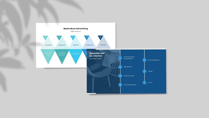 Visual Presentation Template Slides | Visual Graphic Slides| 55 UNIQUE ...